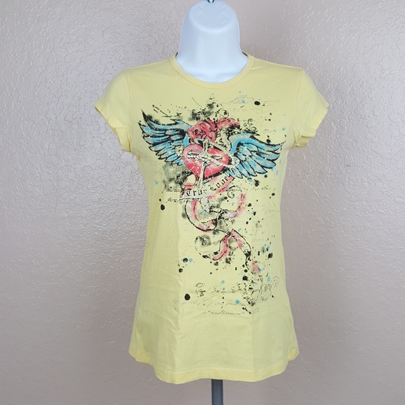 Max Rave | Tops | Max Rave Womens Cap Sleeve Tshirt Size Small | Poshmark